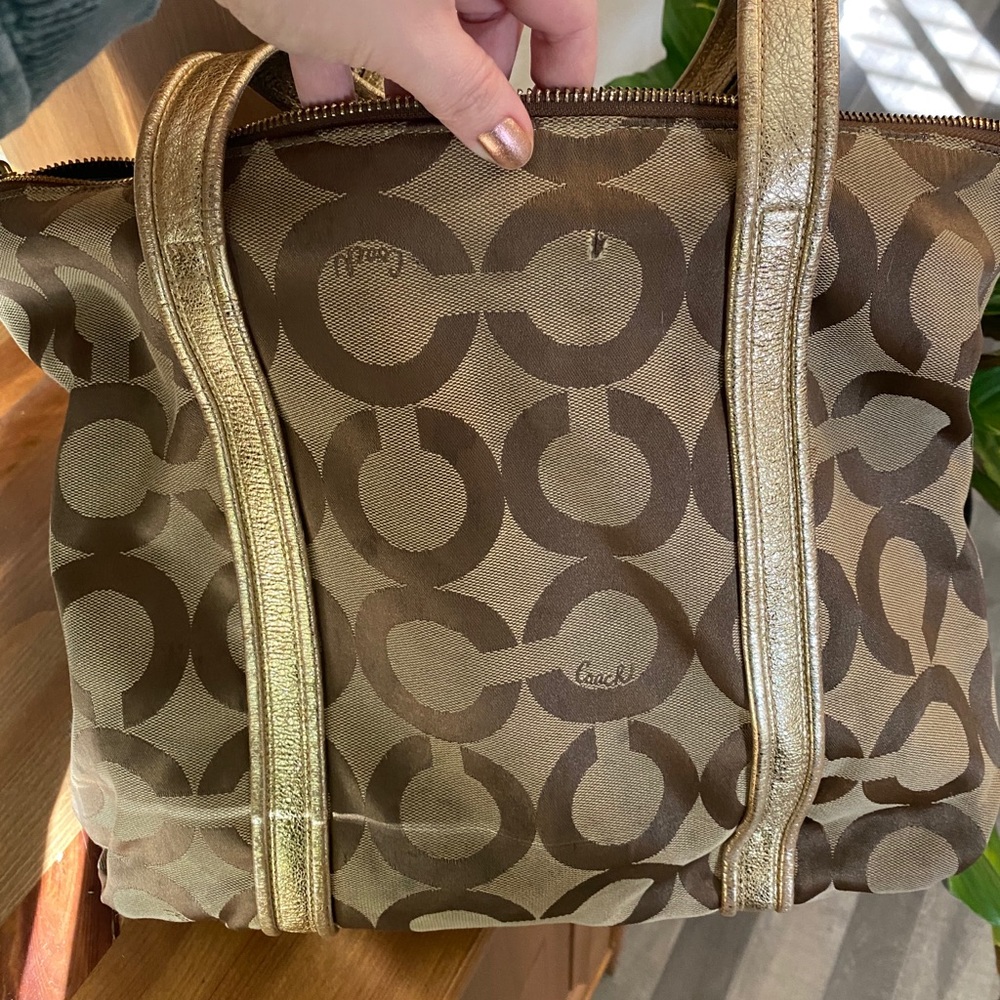 Coach Poppy Logo Bag - Gem